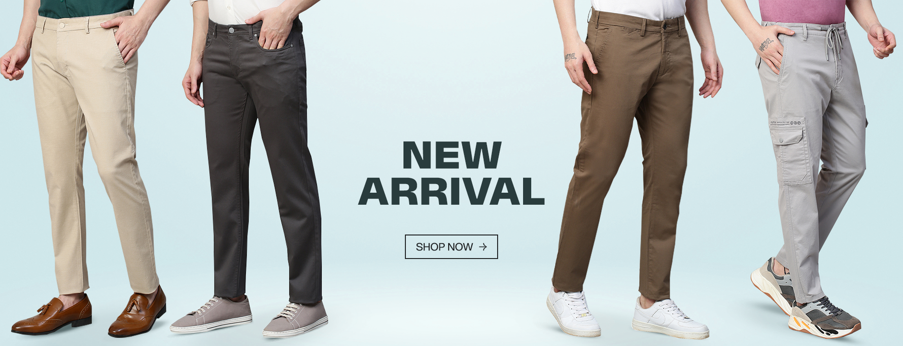 Modern Men's Trousers, Chinos, Cargos & Shorts – Genips Clothing